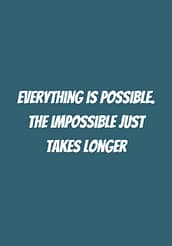 Everything is possible Poster - Poster Star