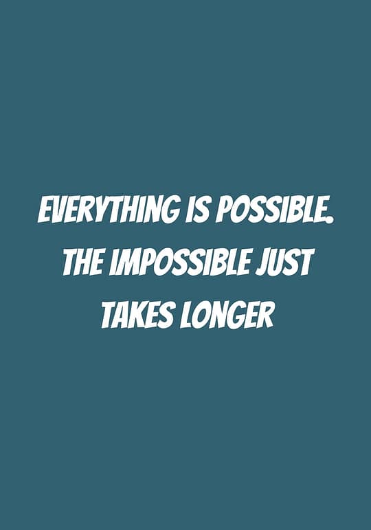 Everything is possible Poster - Poster Star