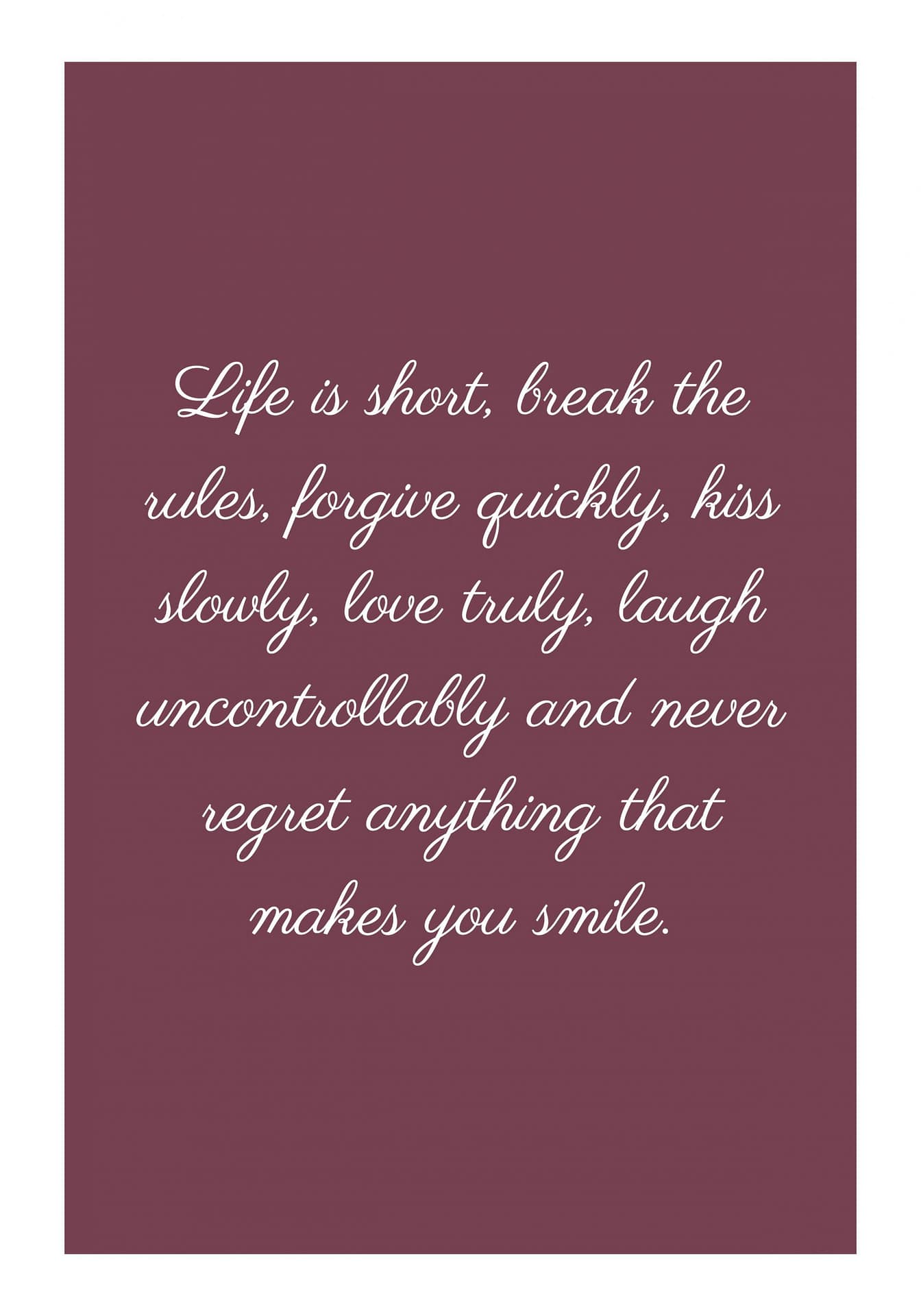 Life is Short Poster - Poster Star