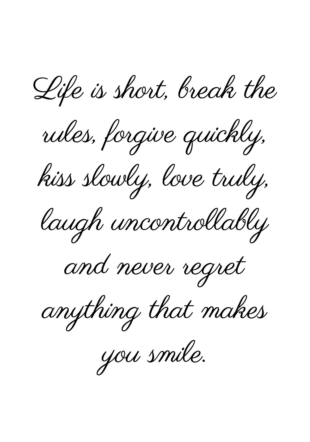 Life is Short Poster - Poster Star